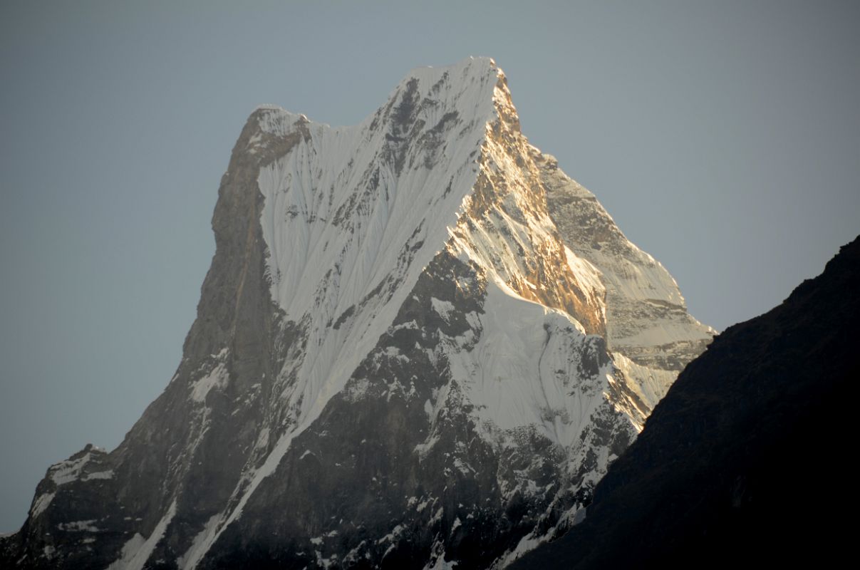 12 Machapuchare From Trek Between Sinuwa And Bamboo On Way To Annapurna ...