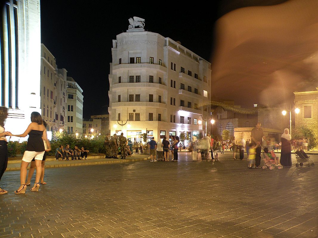Beirut 47 Evening At Nejmeh Square Place de L'Etoile With Italian ...