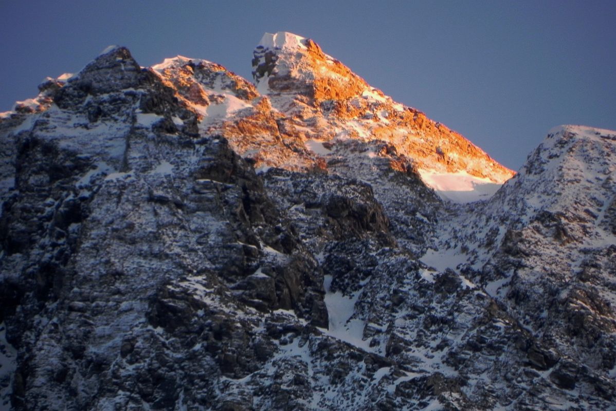 07 Sunset On The Pinnacles Close Up Mount Everest North Face Advanced ...