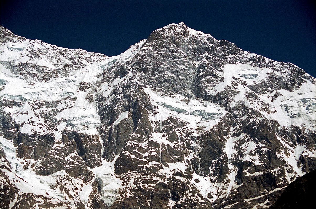 21 Rakhiot Peak South Face Close Up From Bazhin Glacier Just Past Rupal ...