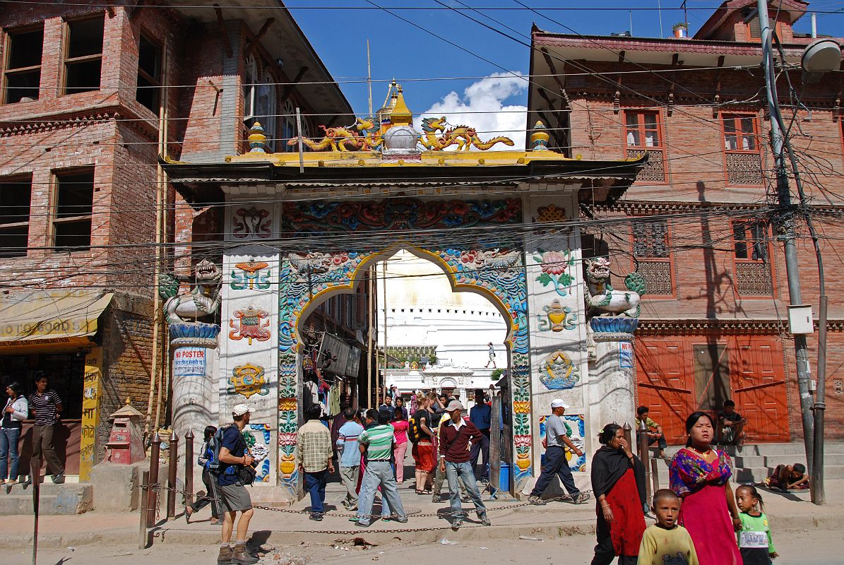 Kathmandu Boudhanath 03 Boudhanath Entrance